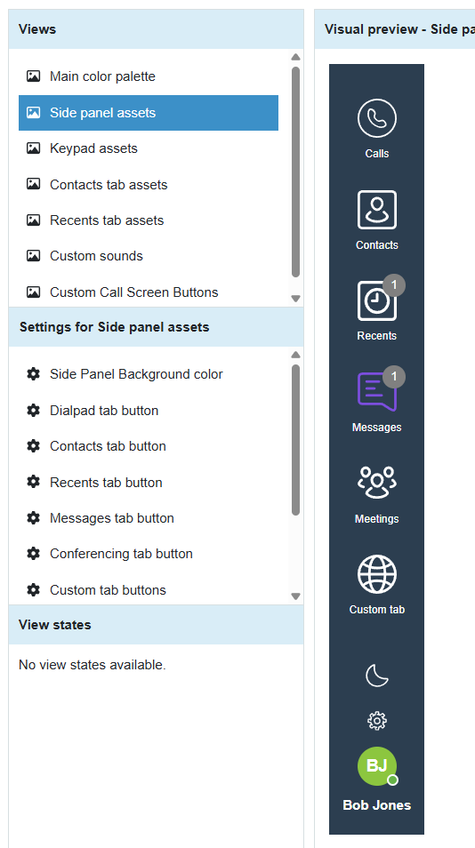 What can be customized on Cloud Softphone for Desktop?